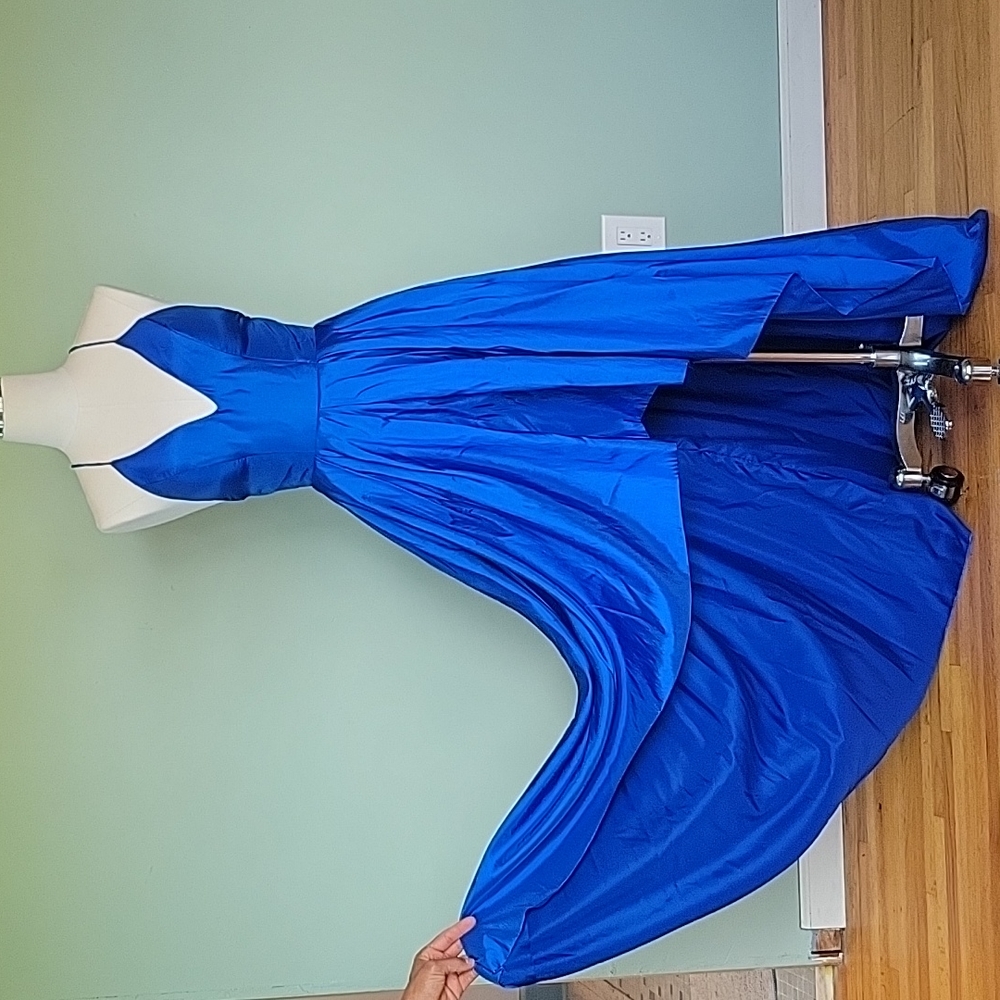 Royal Blue High/Low Prom Formal Dress - Gem